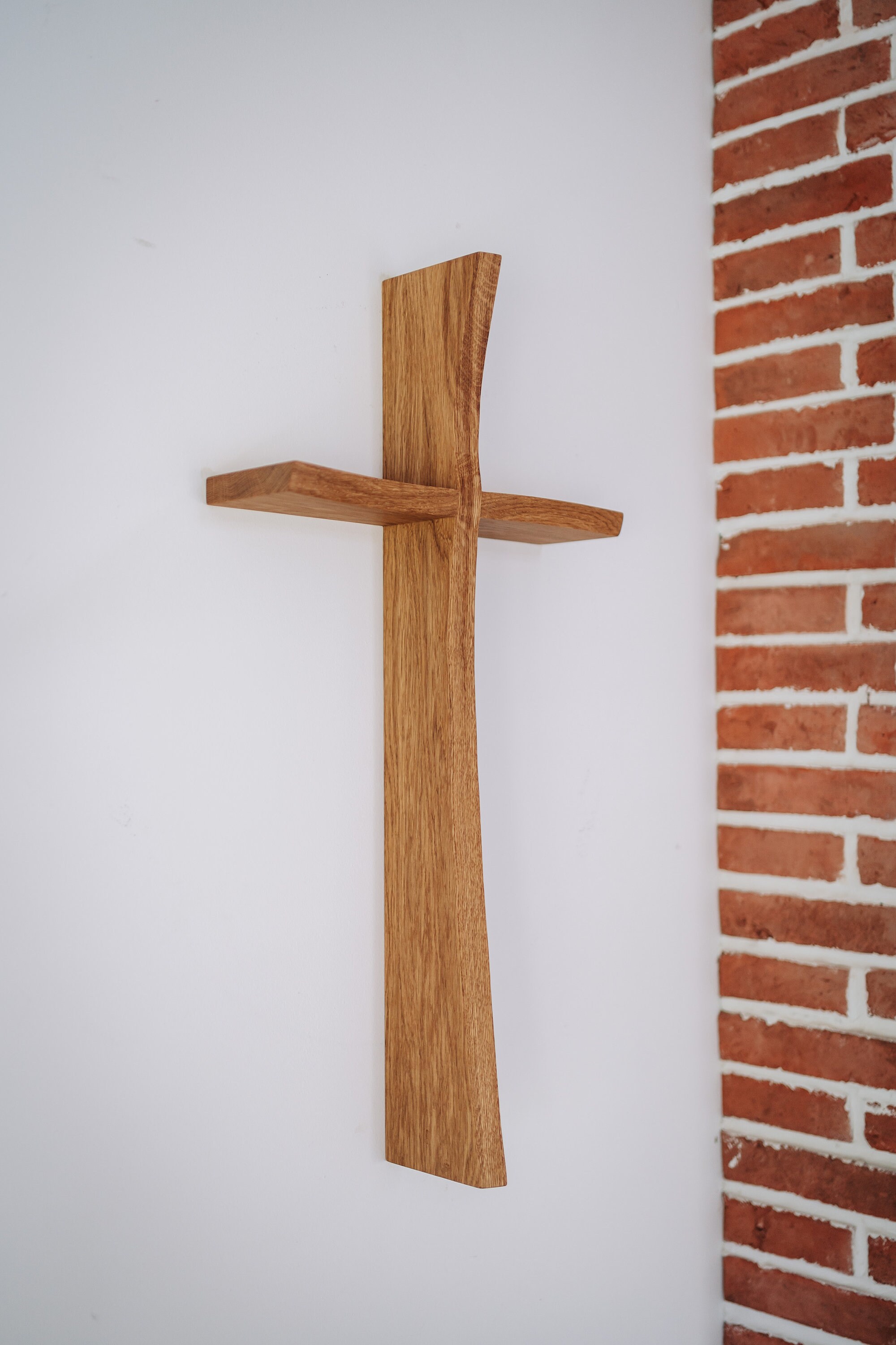Extra Large Wooden Wall Cross Live Edge Modern Minimalist - Etsy Australia