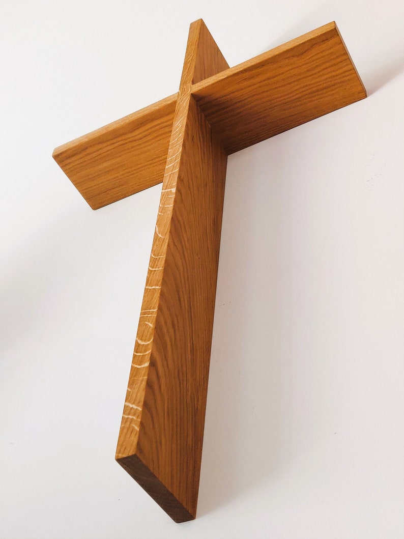 4 Ft Extra Large Modern Wooden Wall Cross straight Edge OR Live Edge ...