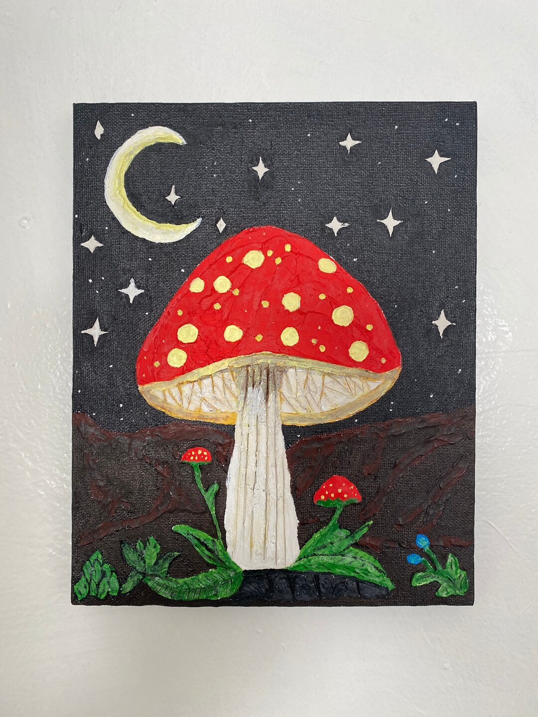 Mushroom Wall Art - Mushroom Art, Mushroom Lovers Gift, Mushroom Gift ...