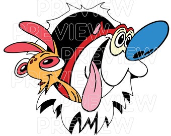 Ren and Stimpy Svg | Etsy