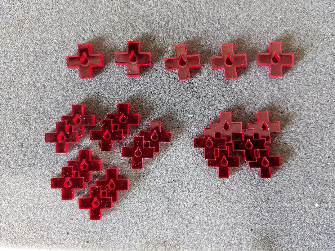 Necromunda Flesh Wound Token Set - Etsy