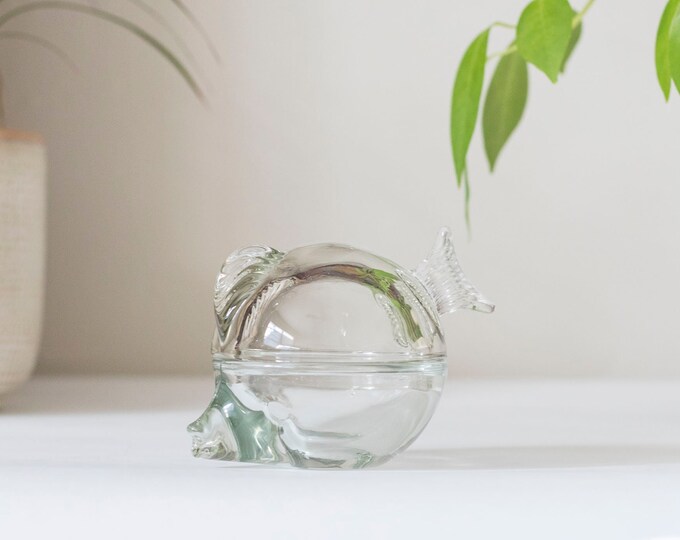 Salt Cellar, ANCHOR HOCKING Fish Salt Cellar, Salt Jar and Lid, Vintage ...