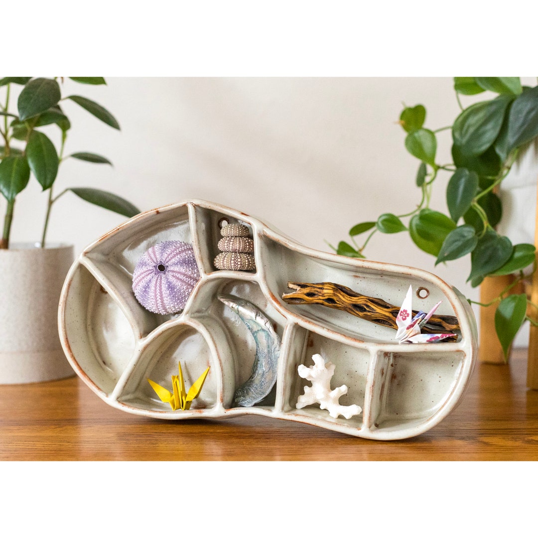 CERAMIC SHRINE SHELF, Altar Shelf, Wall Decor Organizer, Modern Shrine ...