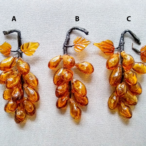 Glass Grapes - Etsy