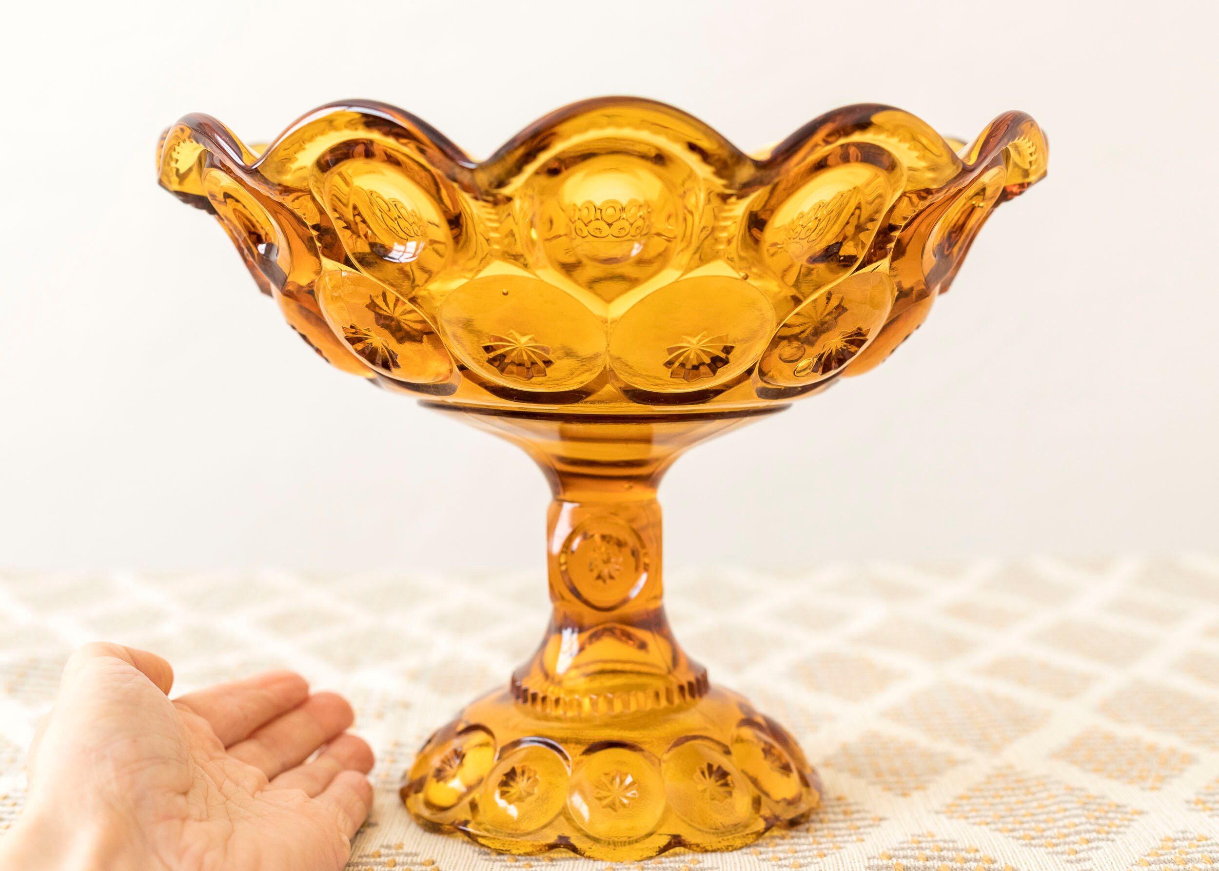 Giant Amber Goblet - Etsy