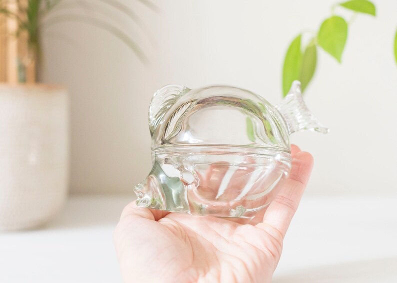 Salt Cellar ANCHOR HOCKING Fish Salt Cellar Salt Jar and - Etsy