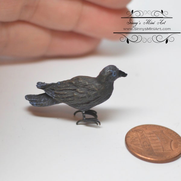 Miniature Crow - Etsy