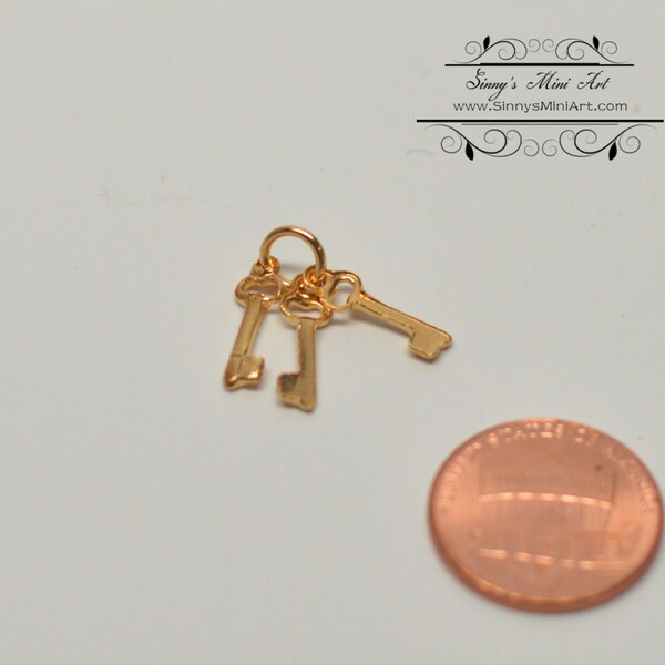 Skeleton Key Ring - Etsy
