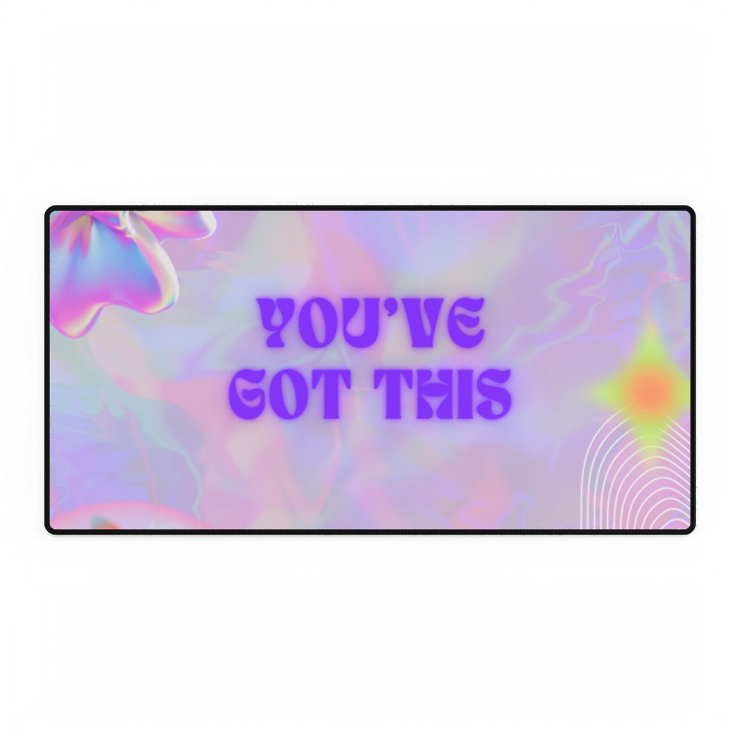 Y2K Inspirational Desk Mat - Etsy