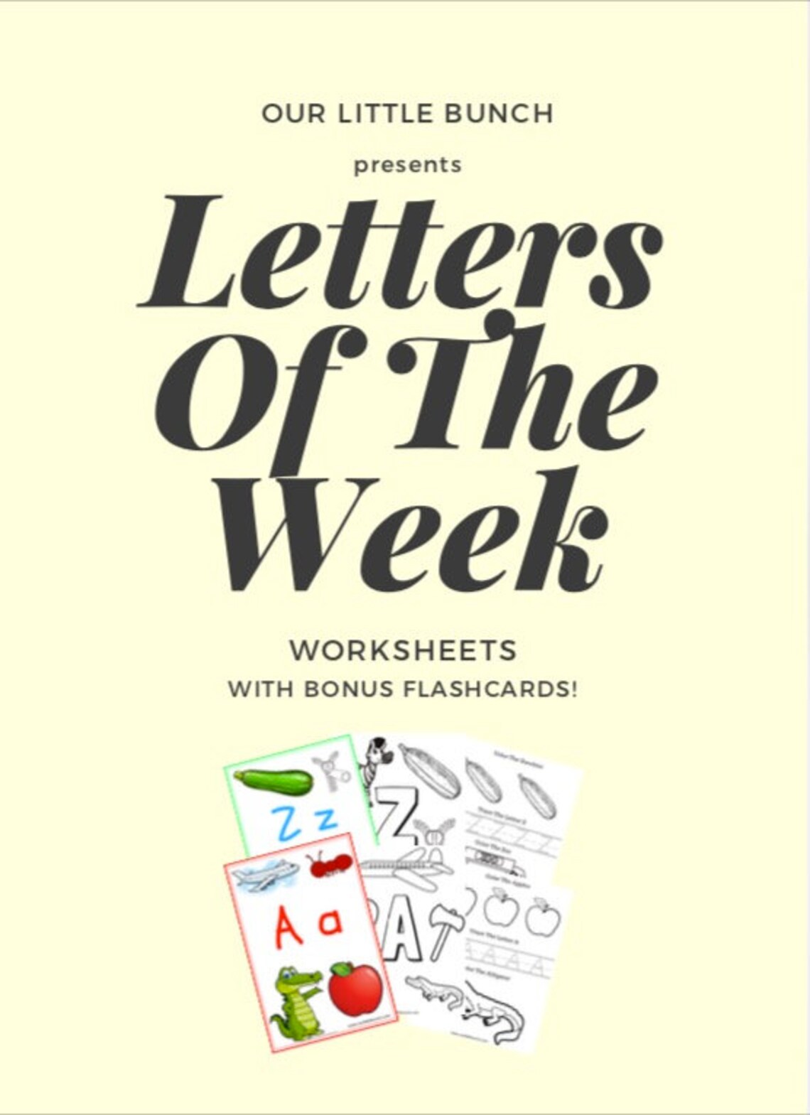 Alphabet Worksheets and Coloring Pages With BONUS Flashcards - Etsy Canada