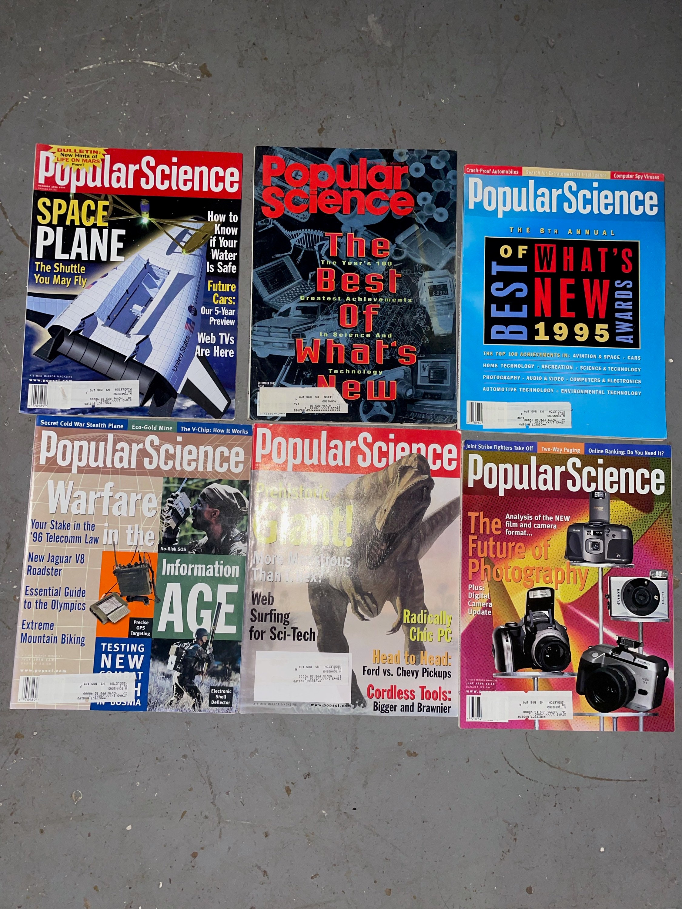 Vintage 90’s Popular Science Magazines - Etsy