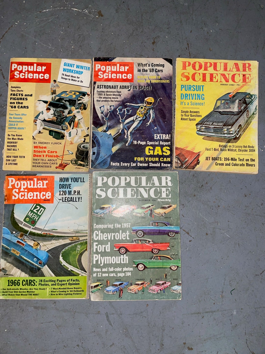 Vintage 50’s & 60’s Popular Science Magazines - Etsy