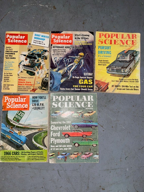 Vintage 50s & 60s Popular Science Magazines - Etsy