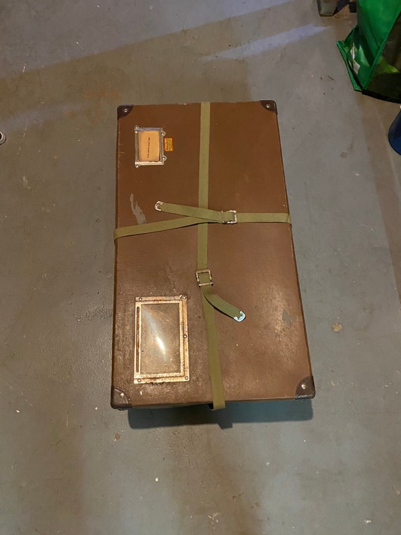 Vintage WW1 Military Mail Shipping Case - Etsy