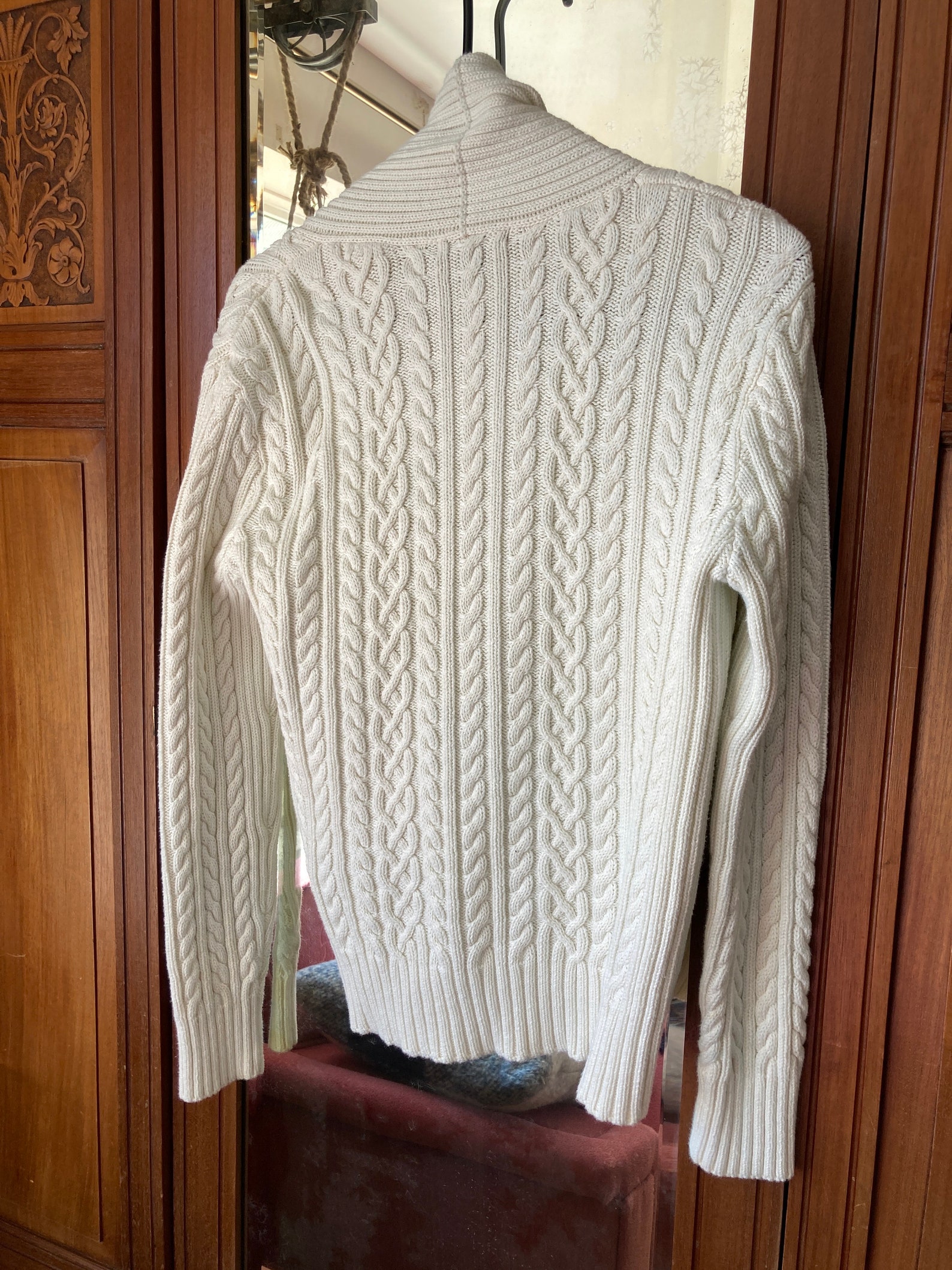 Vintage Chaps Sweater/cardigan - Etsy