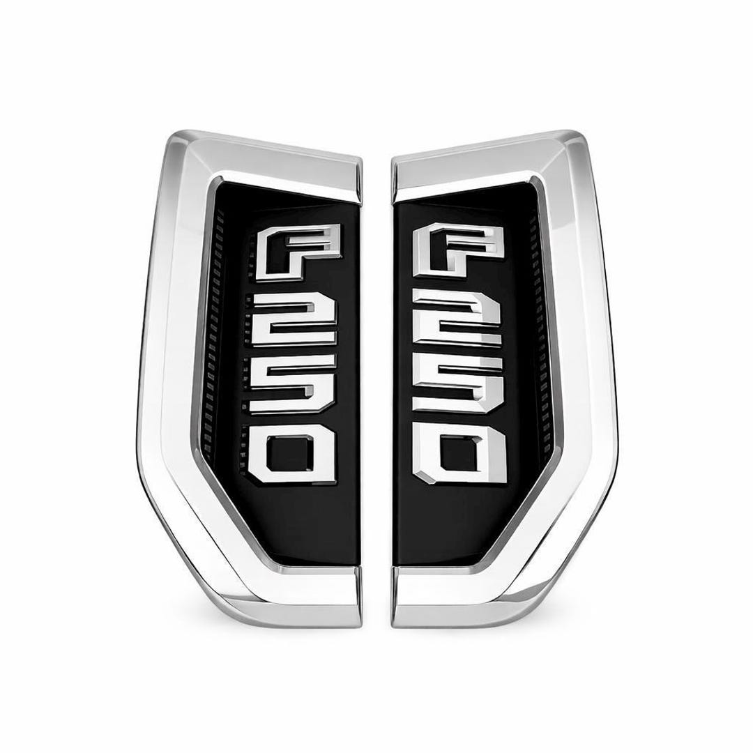 2017-2022 F250 Fender Emblems / Badges (CHROME) Replacement - Etsy