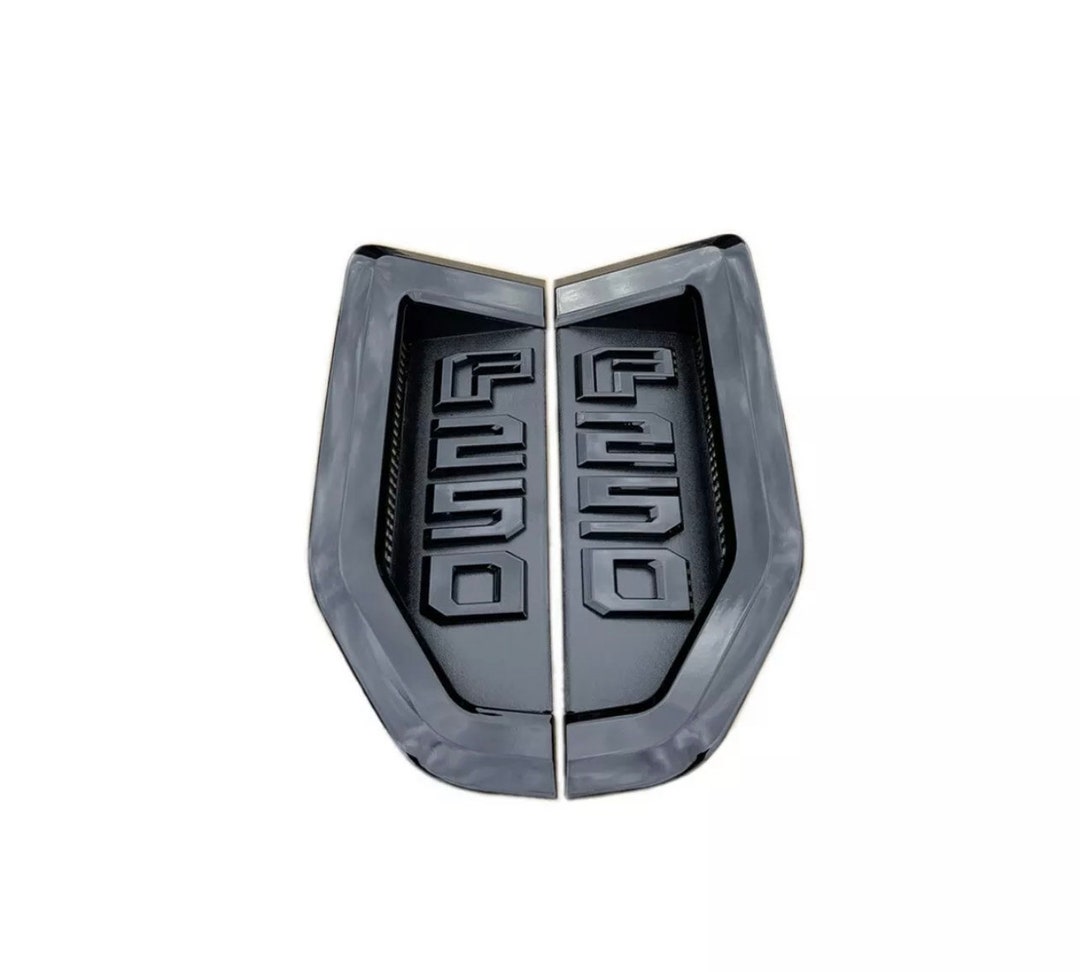 2017-2022 F250 Fender Emblems / Badges (GLOSS BLACK) Replacement - Etsy