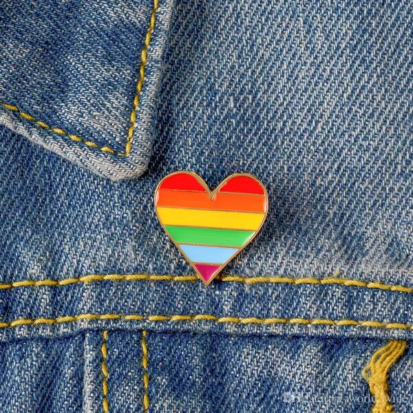 Gay Pride Pin - Etsy