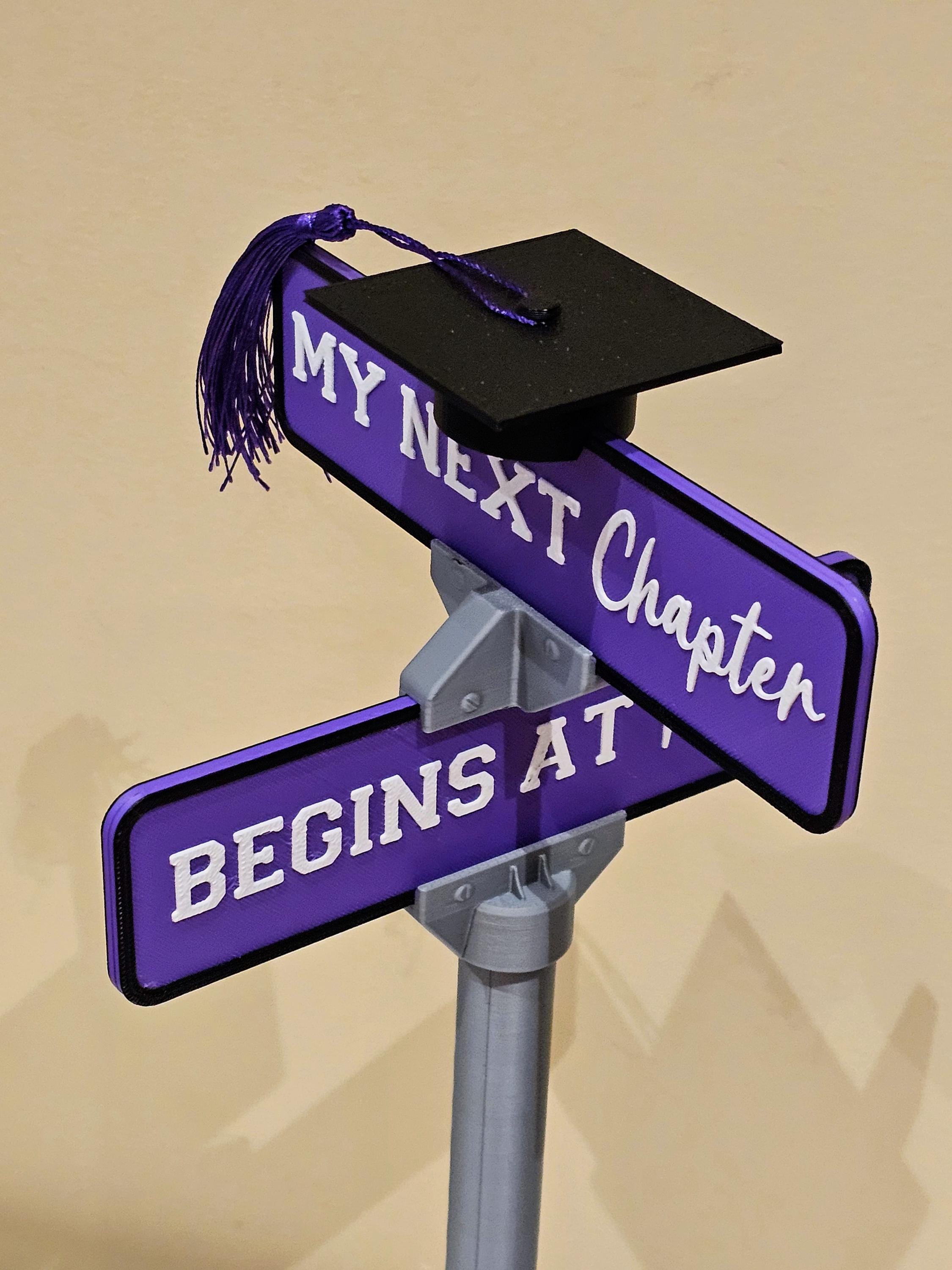My Next Chapter Begins at Sign | Graduation Table Sign | Grad ...