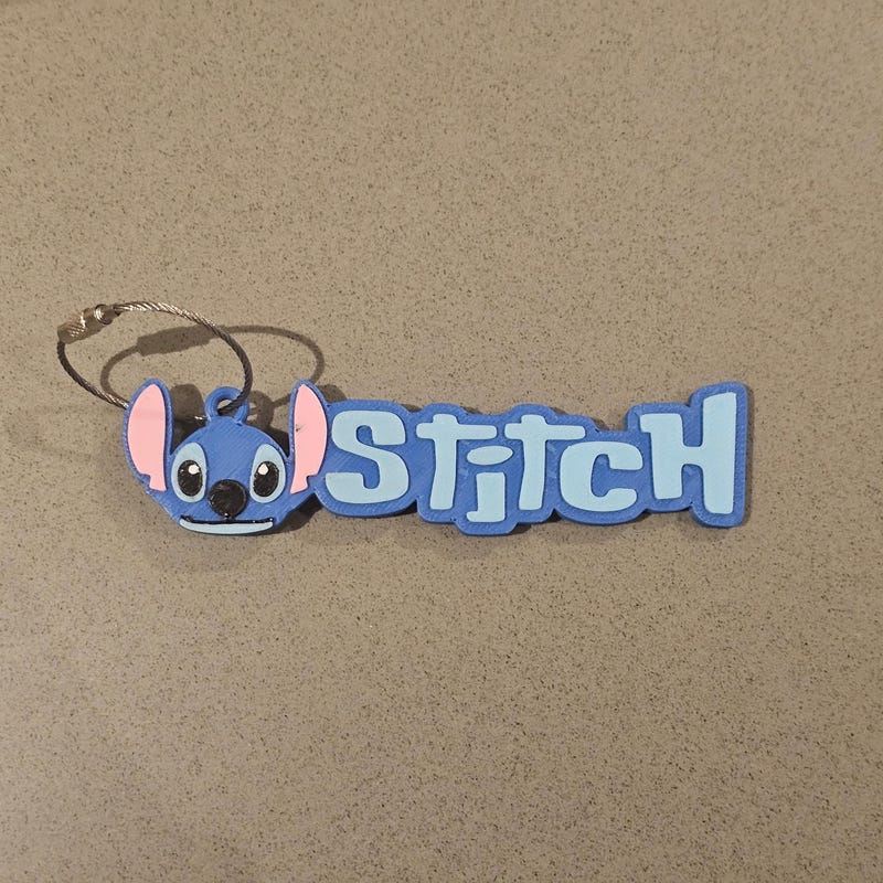 Stitch Keychain - Etsy