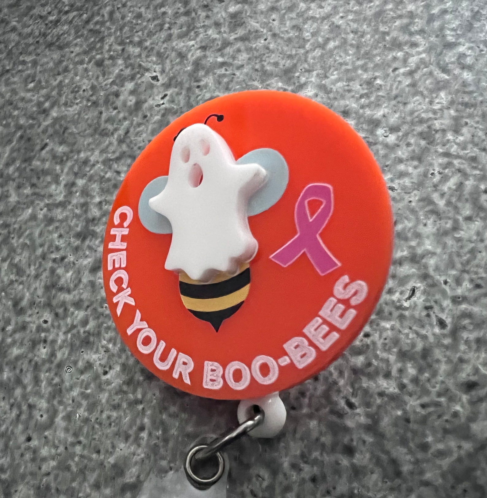 3D Check Your Boo-bees - Breast Cancer Awareness - UV Printed on ...