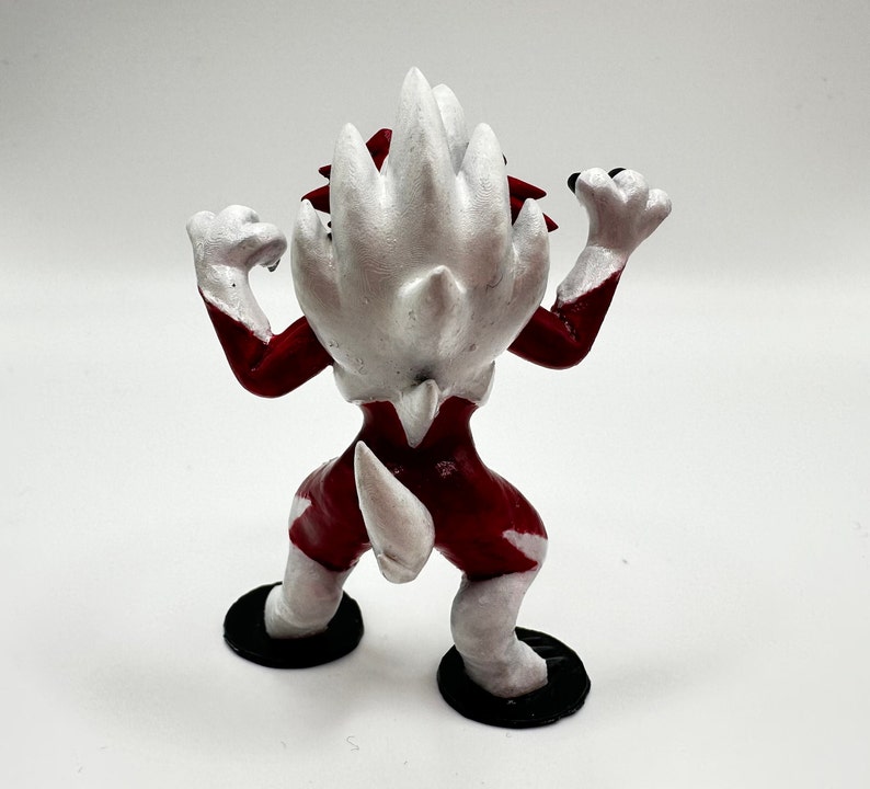 Toon Midnight Lycanroc 3D Printed Resin Figure - Etsy