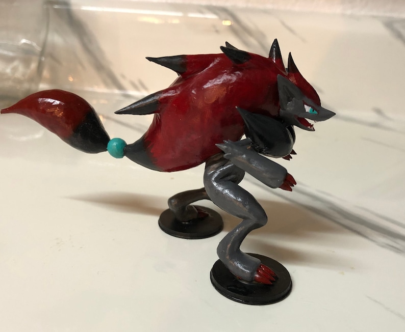 Zoroark 3D Printed Figure - Etsy