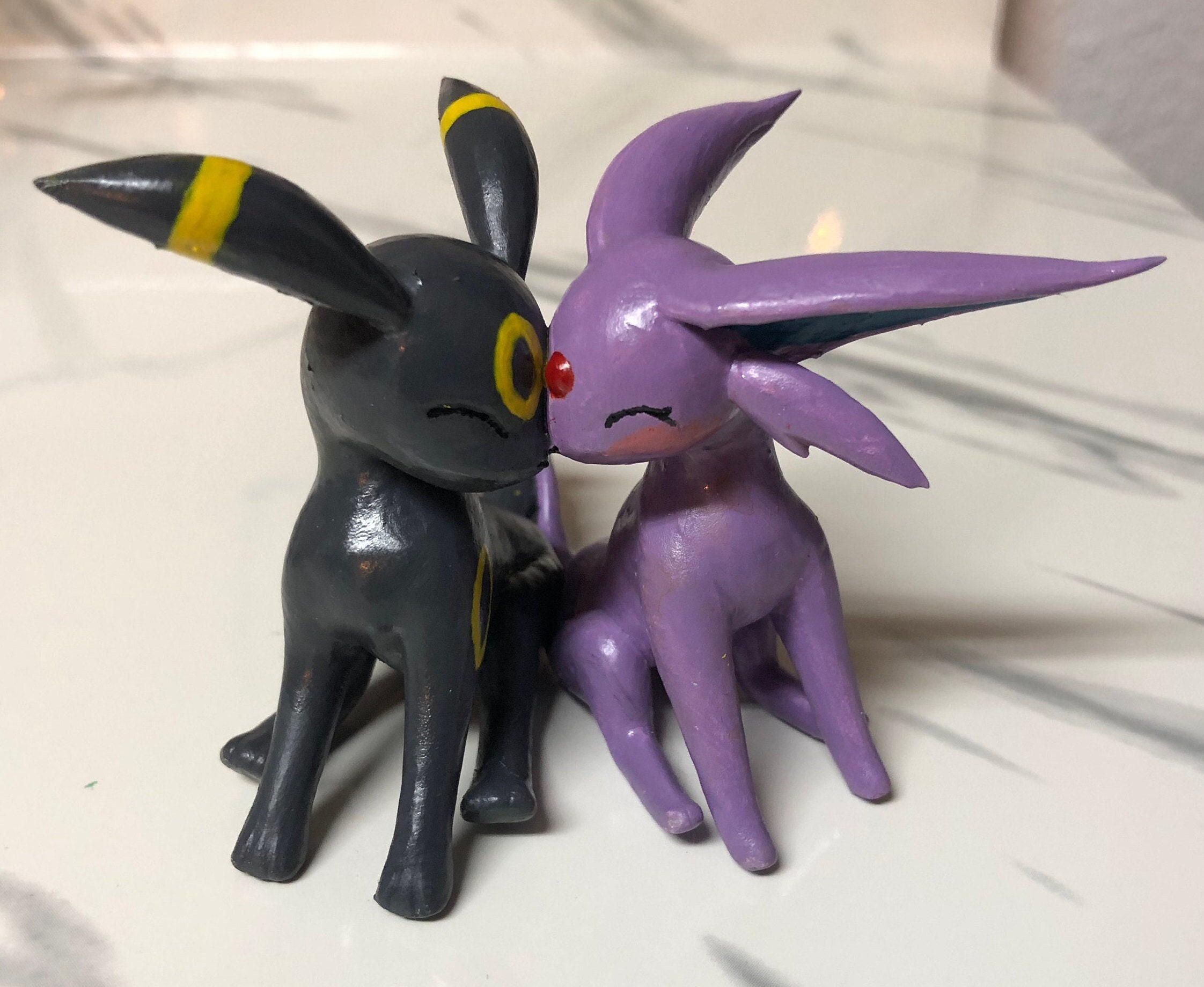 Umbreon and Espeon Couple 3D Printed Figure - Etsy