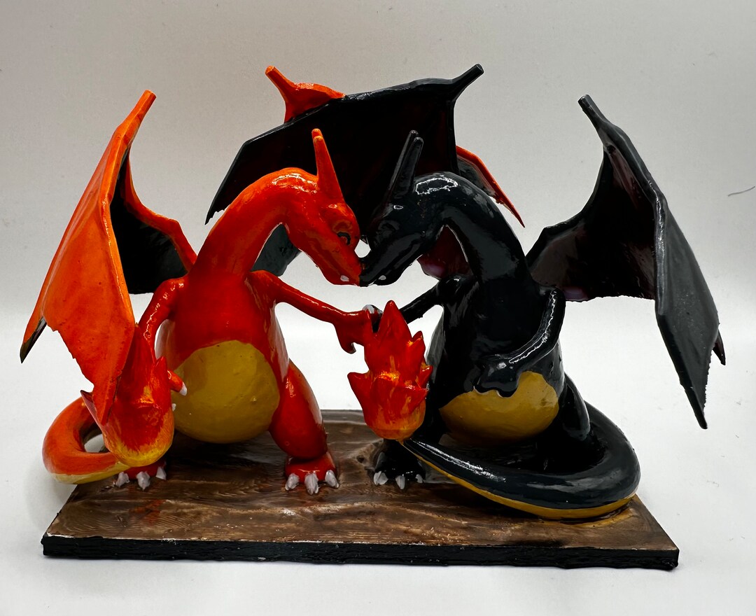 Hand Holding Charizard Couple 3D Printed Figure - Etsy