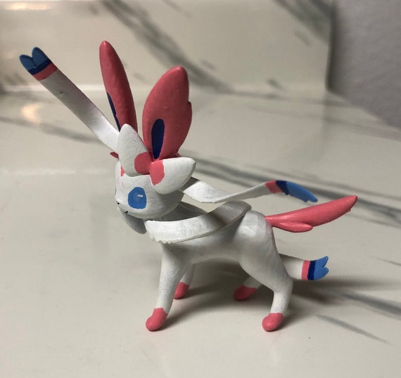 Sylveon 3D Printed Resin Figure - Etsy