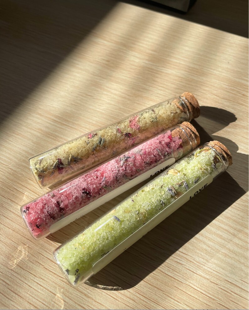 Cinnamon and Vanilla Scented Bath Salts- Ease - Etsy