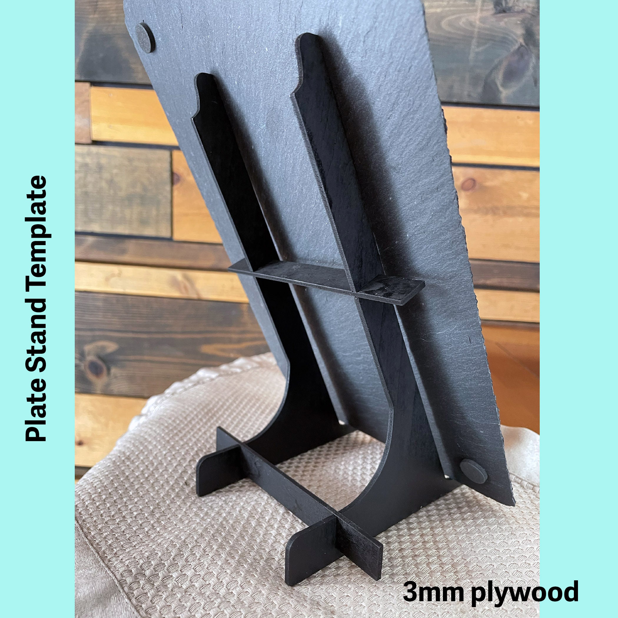 SVG Cut File 3mm Plywood Plate Stand for Large Pieces Template ONLY - Etsy