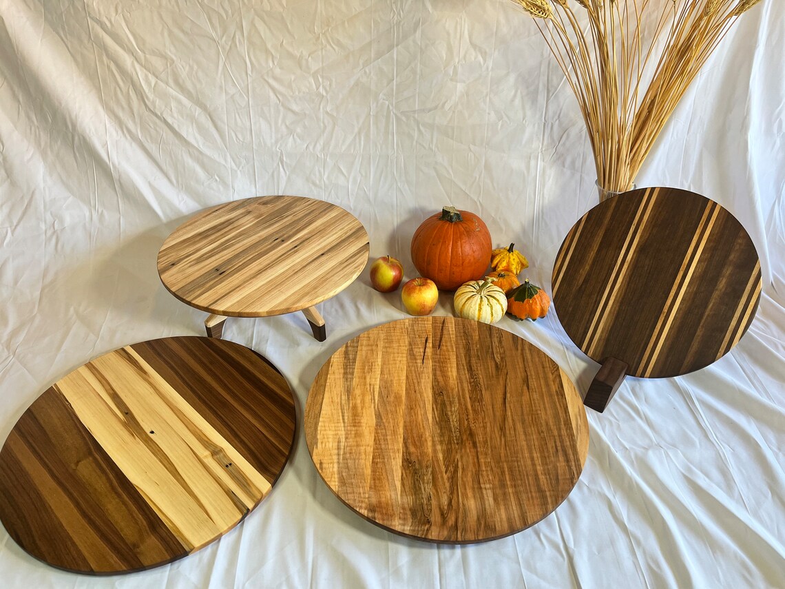 Round Platters and Lazy Susans. - Etsy