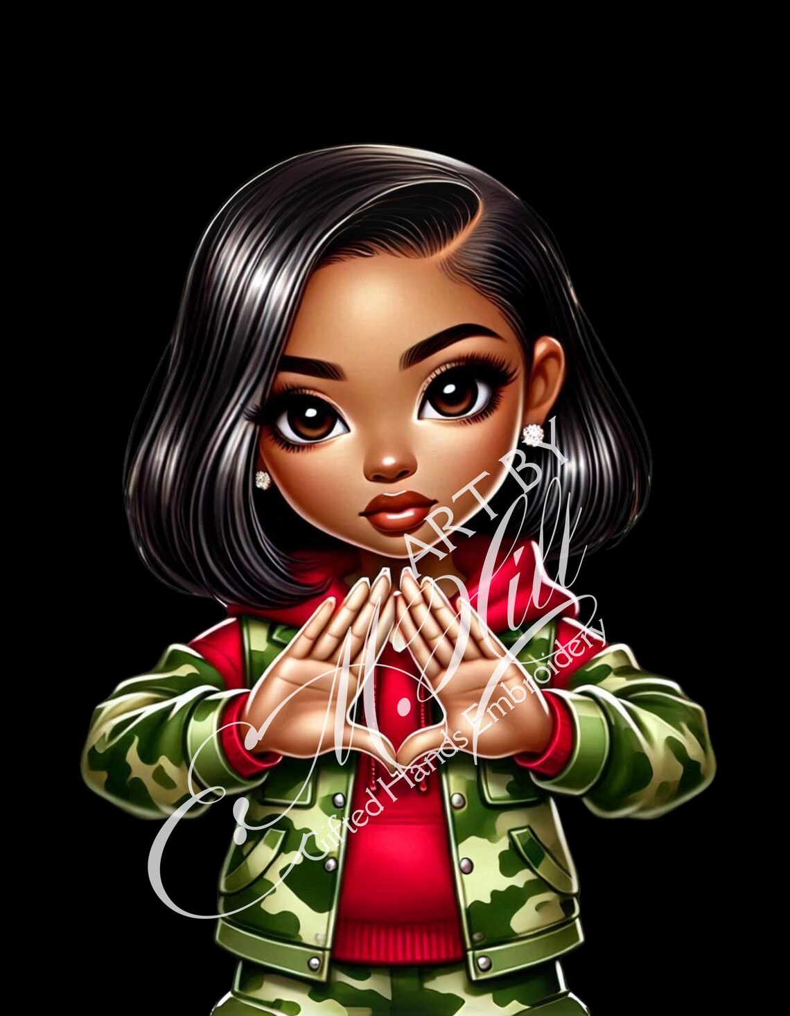 Delta-inspired Digital Design Bundle | Cartoon Character Art for ...