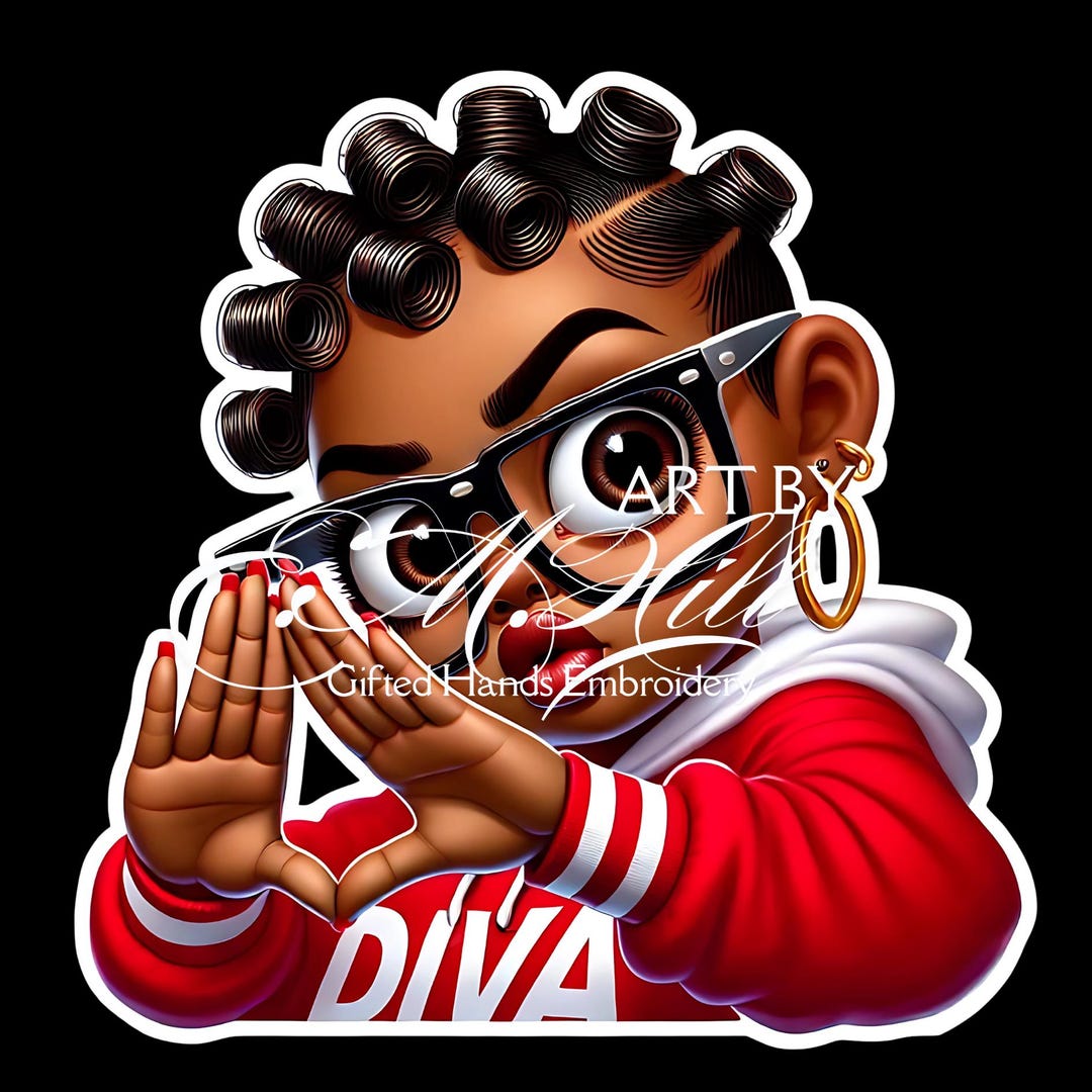 Bold Delta Diva Digital Sticker | Perfect for Sorority Crafts, iPhone ...