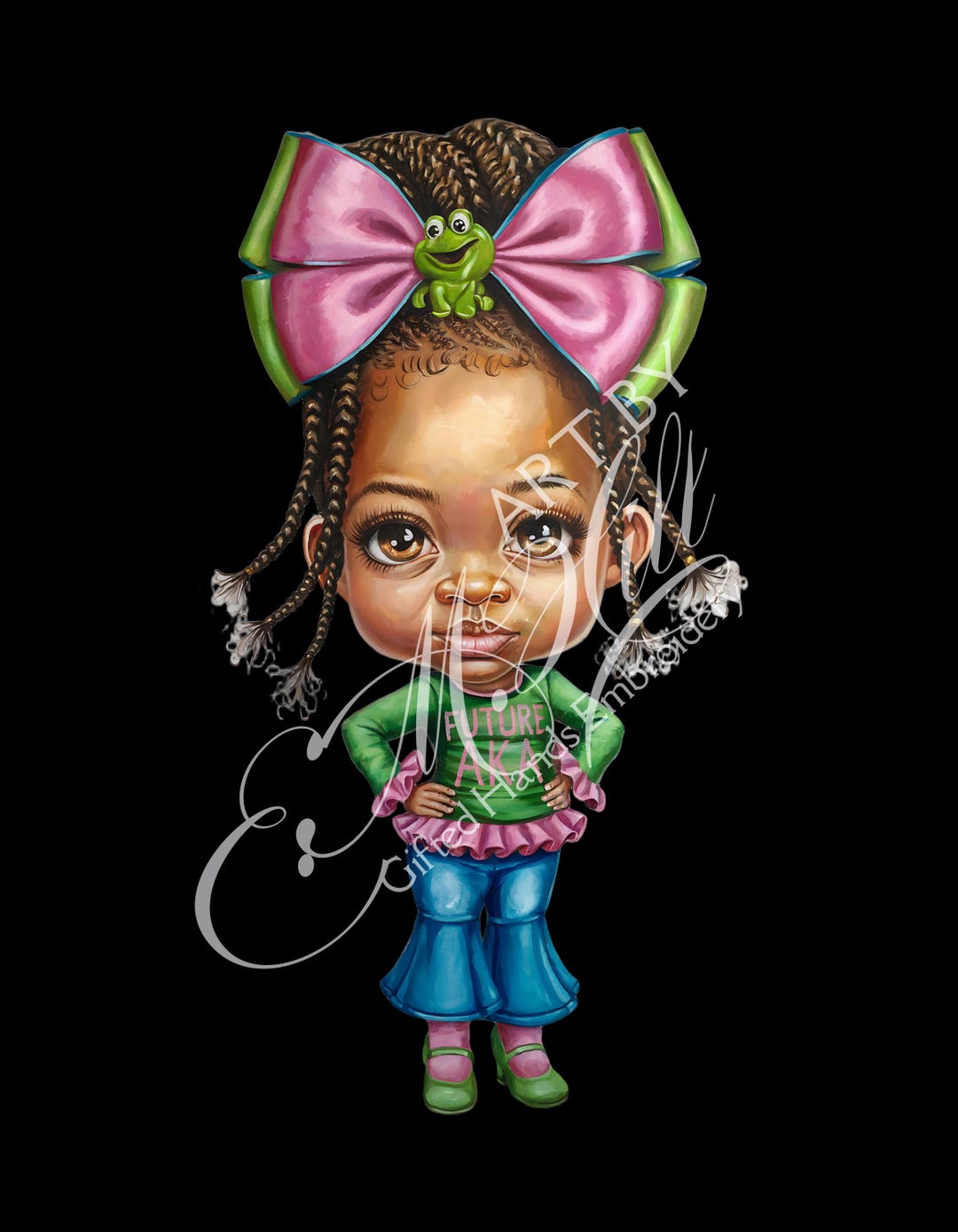 Future AKA Digital Art - Alpha Kappa Alpha Inspired Design - Etsy
