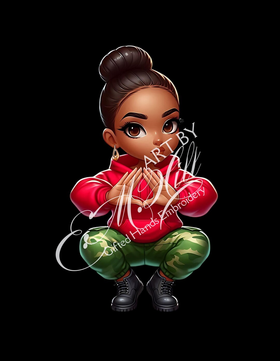 Delta-inspired Digital Design Bundle | Cartoon Character Art for ...