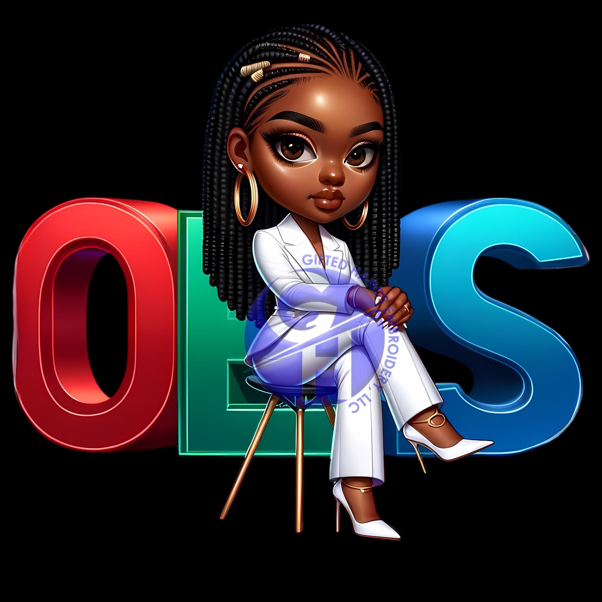 OES Beauty Caricature PNG Digital Download | Order of the Eastern Star ...