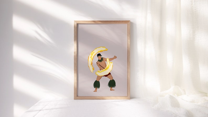 Siva Afi Digital Art Download Samoan Art Samoan Male - Etsy