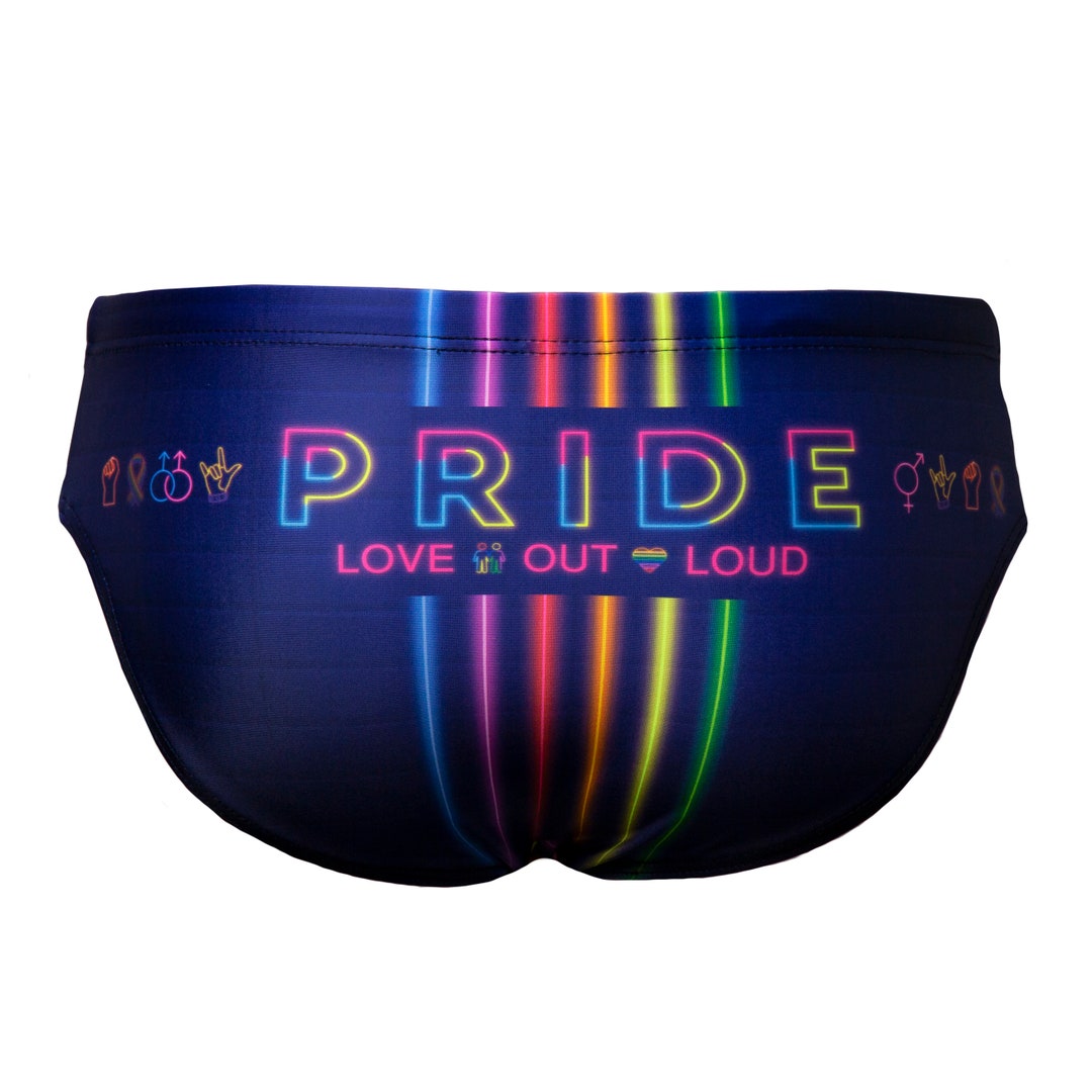 PRIDE MENS SPEEDOS - Etsy