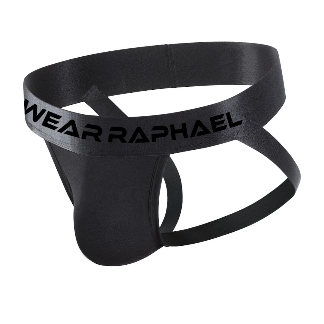 WR21 Wear Raphael Men’s Sexy Black Jock Strap Supporter Underwear for ...