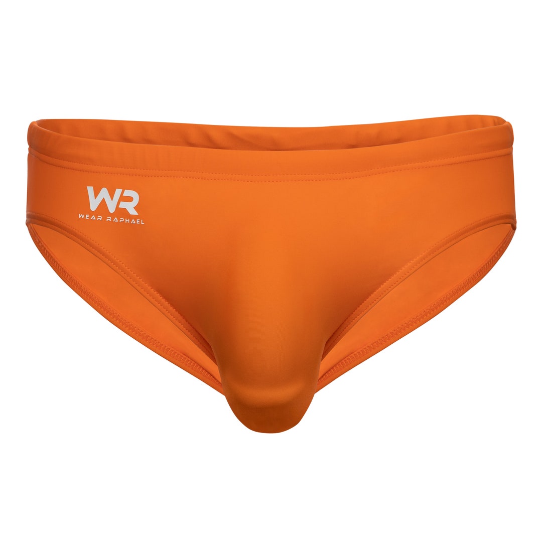 WR32 ORANGE SWIM BRIEFS - Etsy