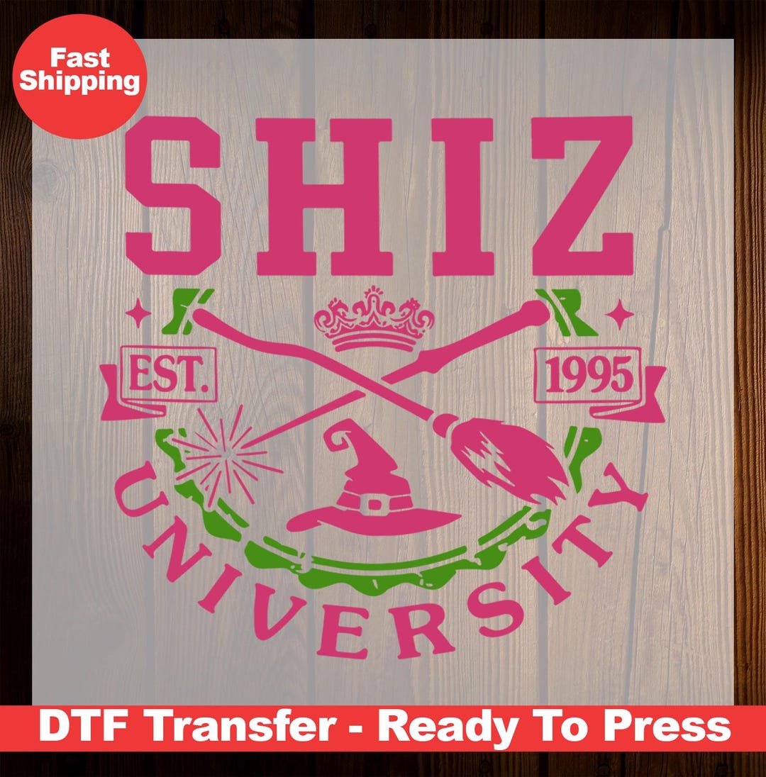 Shiz University DTF Transfer, Movie T-shirt Design, Wicked Movie, Shiz ...
