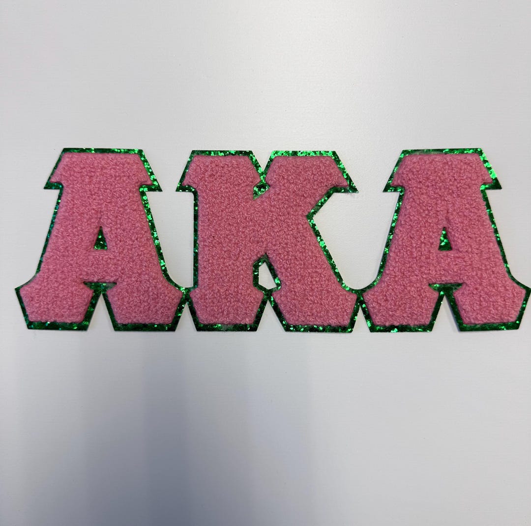 Alpha Kappa Alpha Sorority Sequin Patch, D9 Sequin Patch, AKA Patch, D9 ...