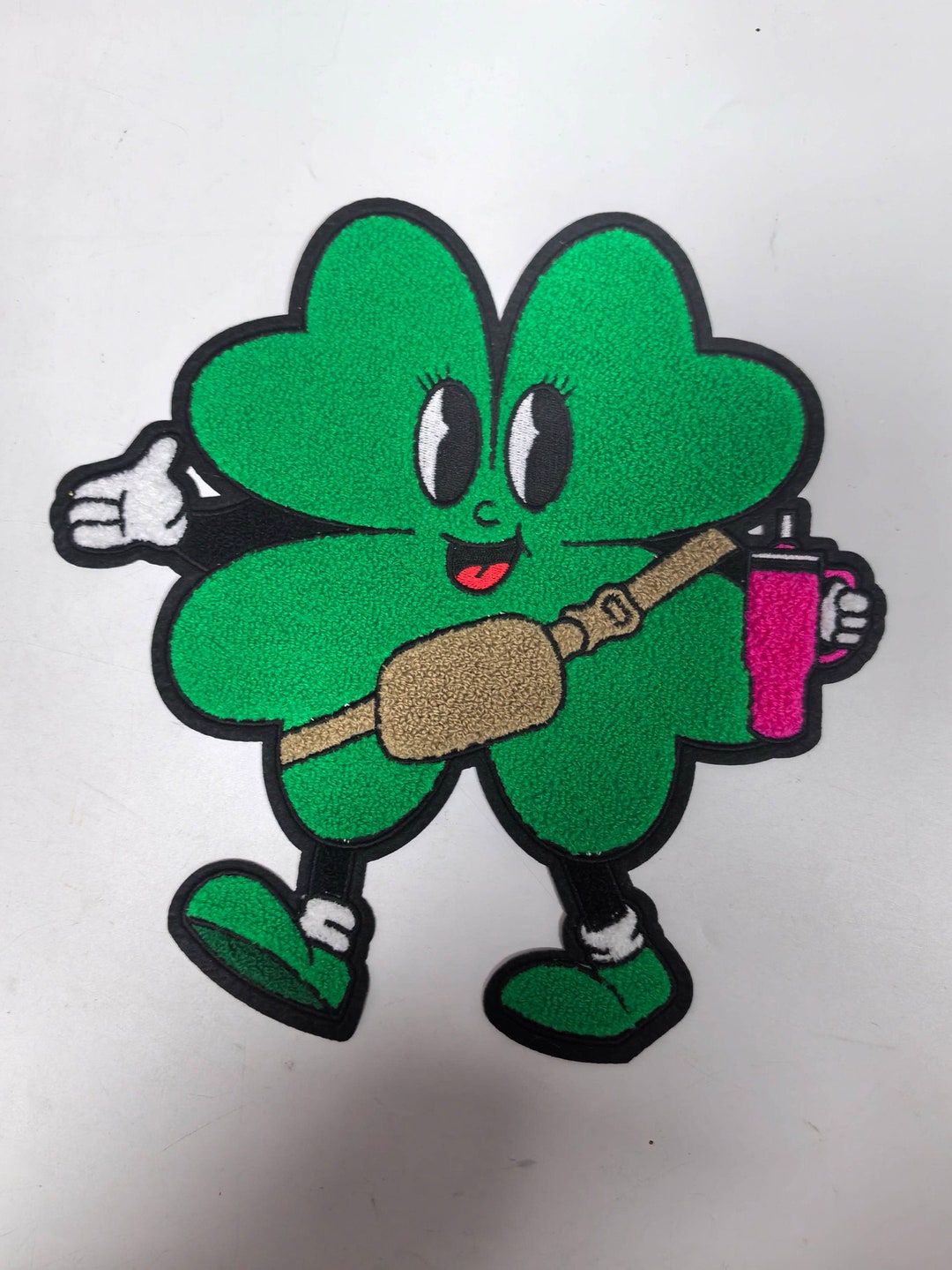 Clover Chenille Patch, Trendy Patch, St. Patrick’s Day Patch, Shamrock ...