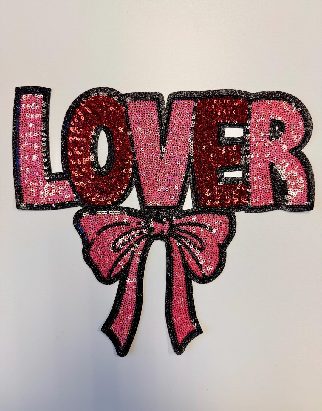 Lover Sequin Patch, Love Sequin Patch, Valentine’s Day Patch, Lover ...