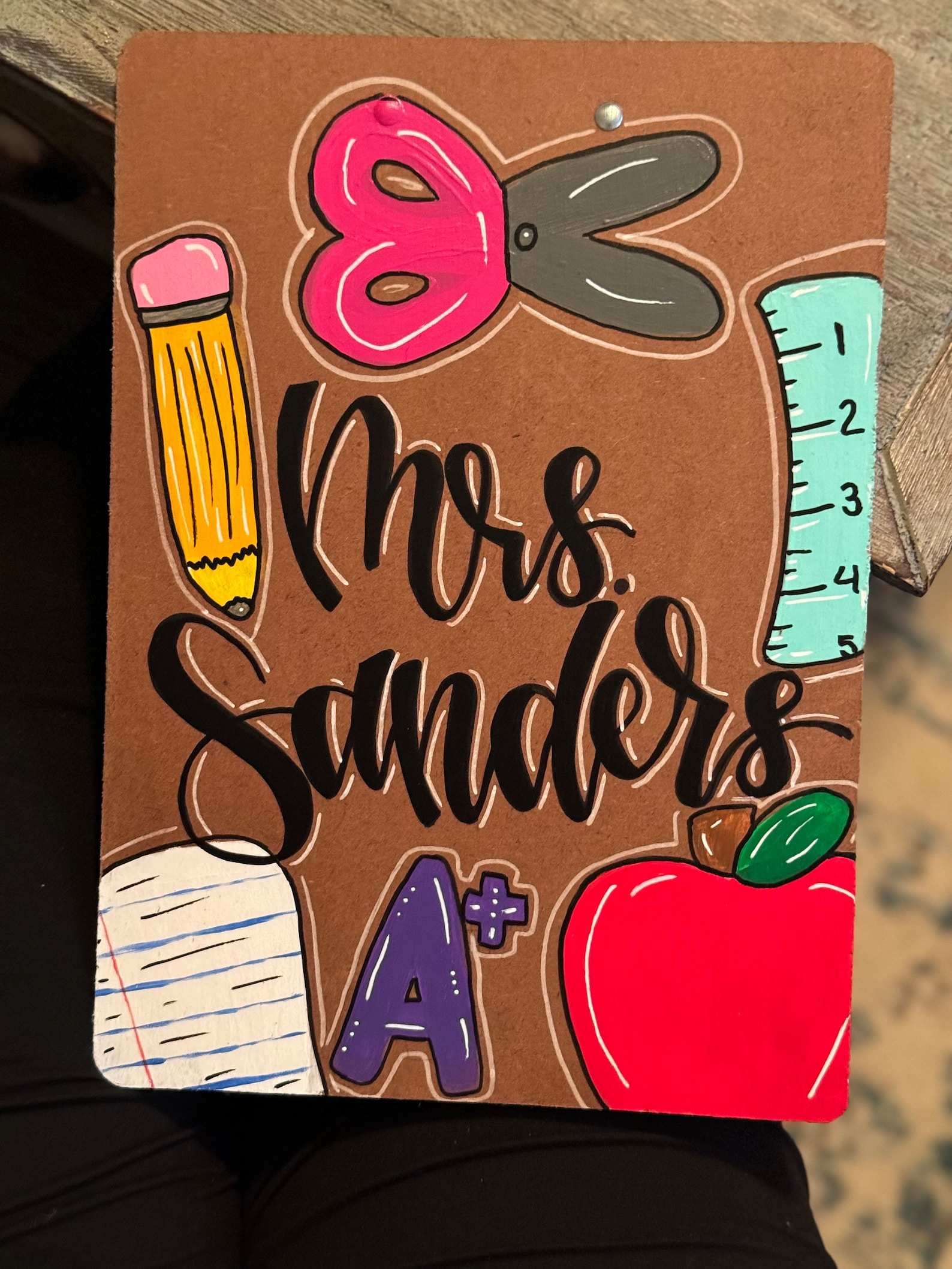 Hand Painted Teacher Clipboards - Etsy