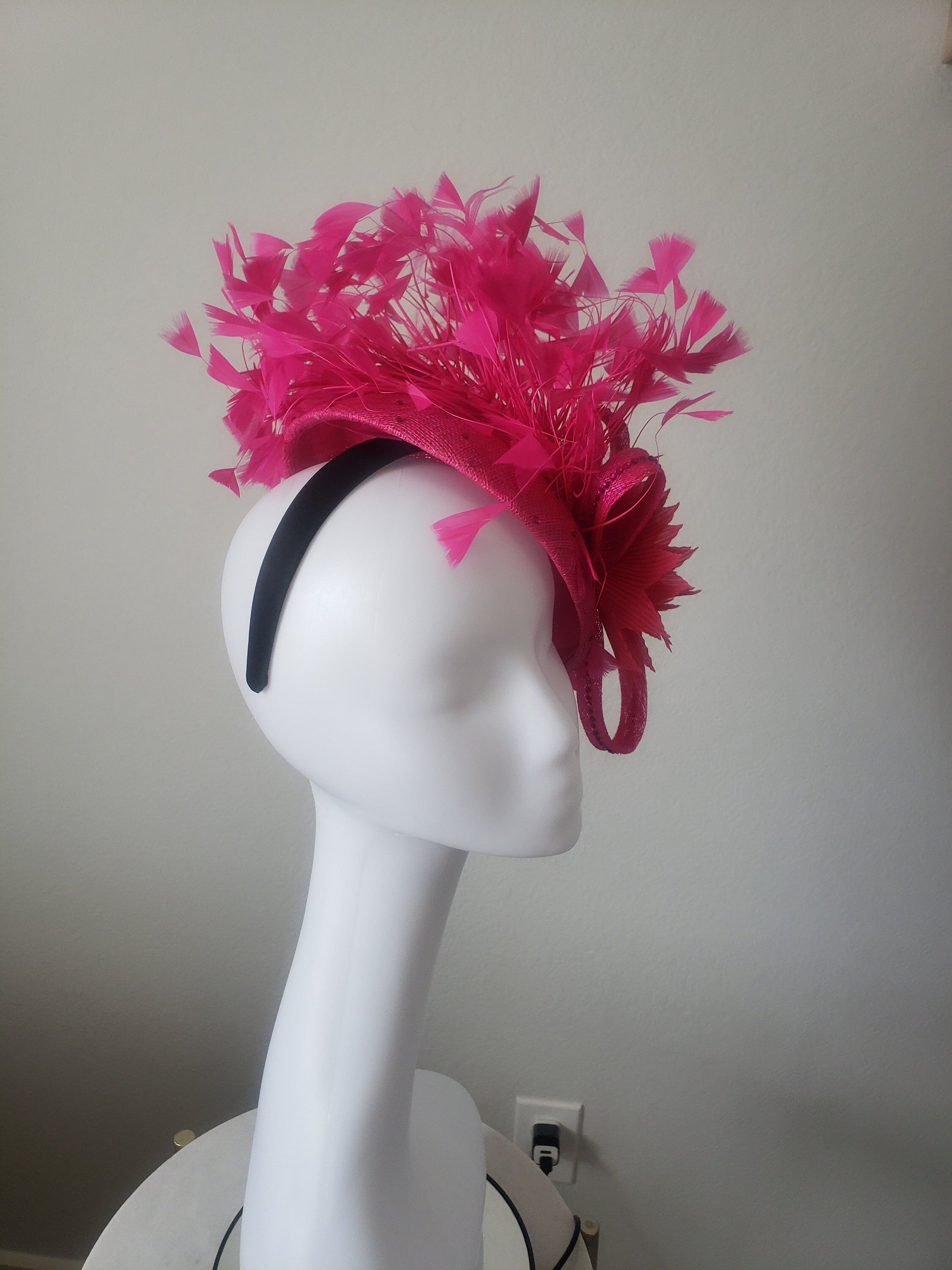 Sinamay Fascinator for Church, Weddings and All Events and Occasions - Etsy