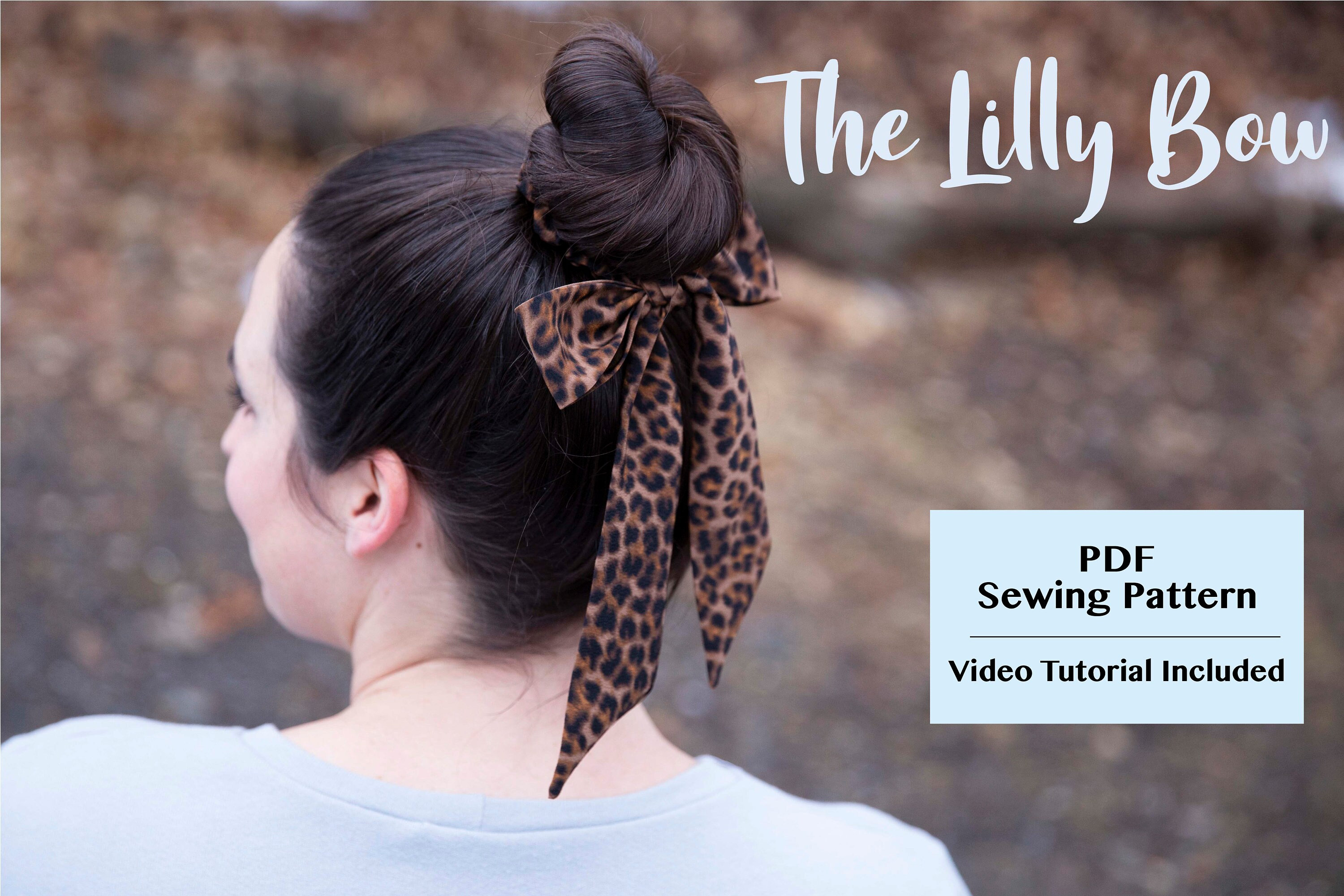 Lily Bow Sewing Pattern - Etsy