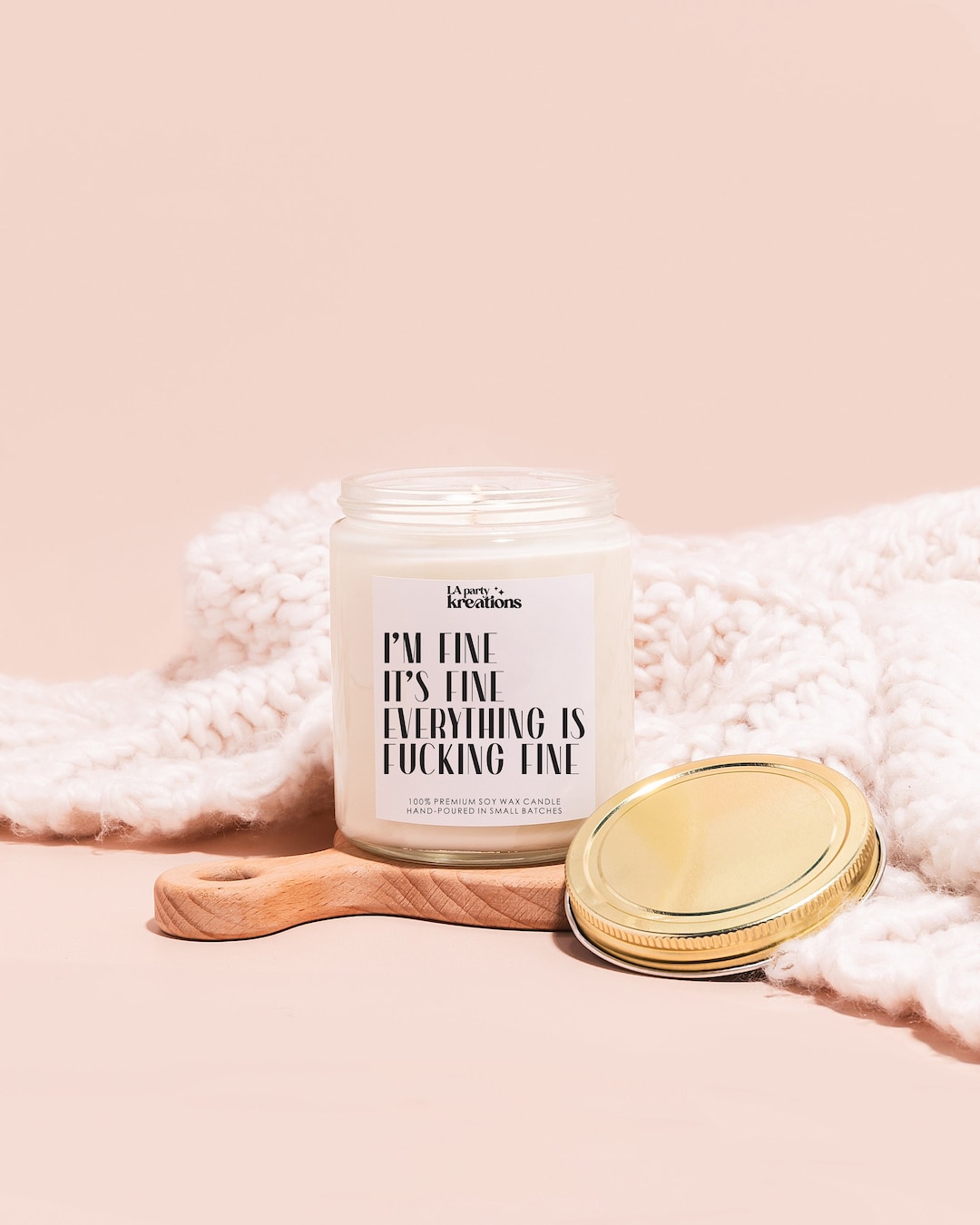 CHEER UP GIFT, Introvert Gift, Candle Gift for Best Friend,i'm Fine It ...